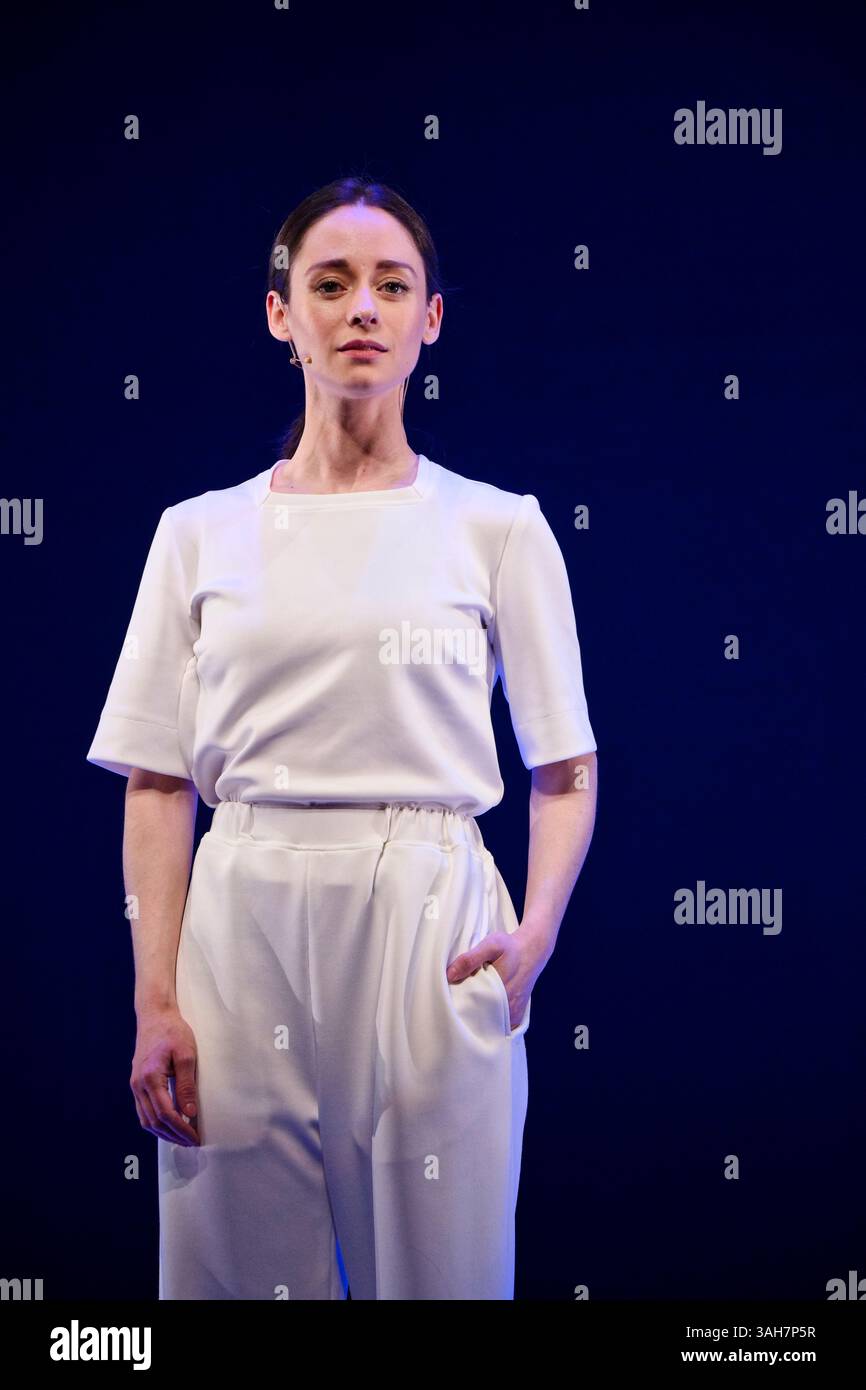 Teatros del Canal, Madrid, Spain. 09th Apr, 2025. Press presentation of ...