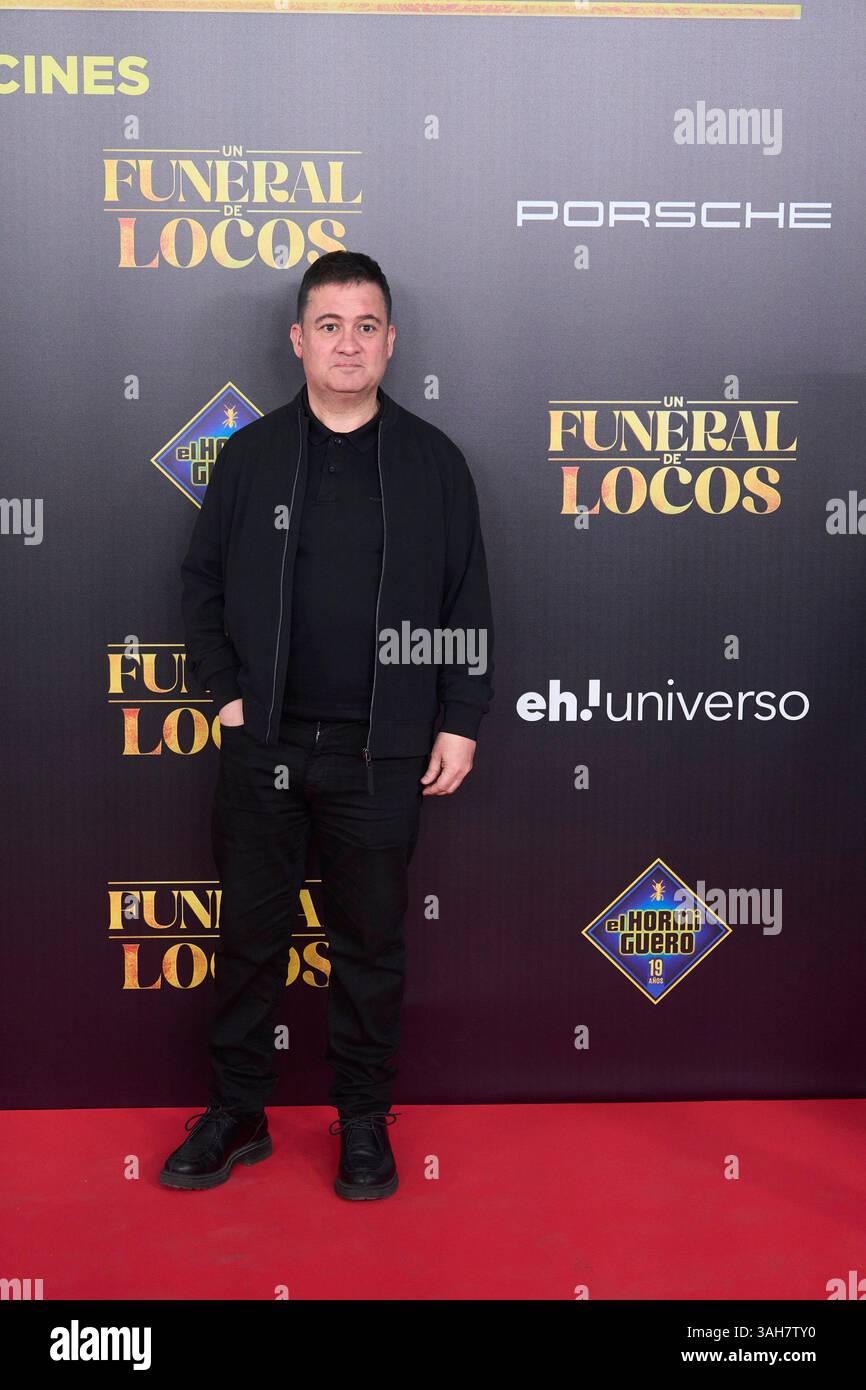 Madrid. Spain. 20250409, Secun de la Rosa attends ‘Un Funeral de Locos ...