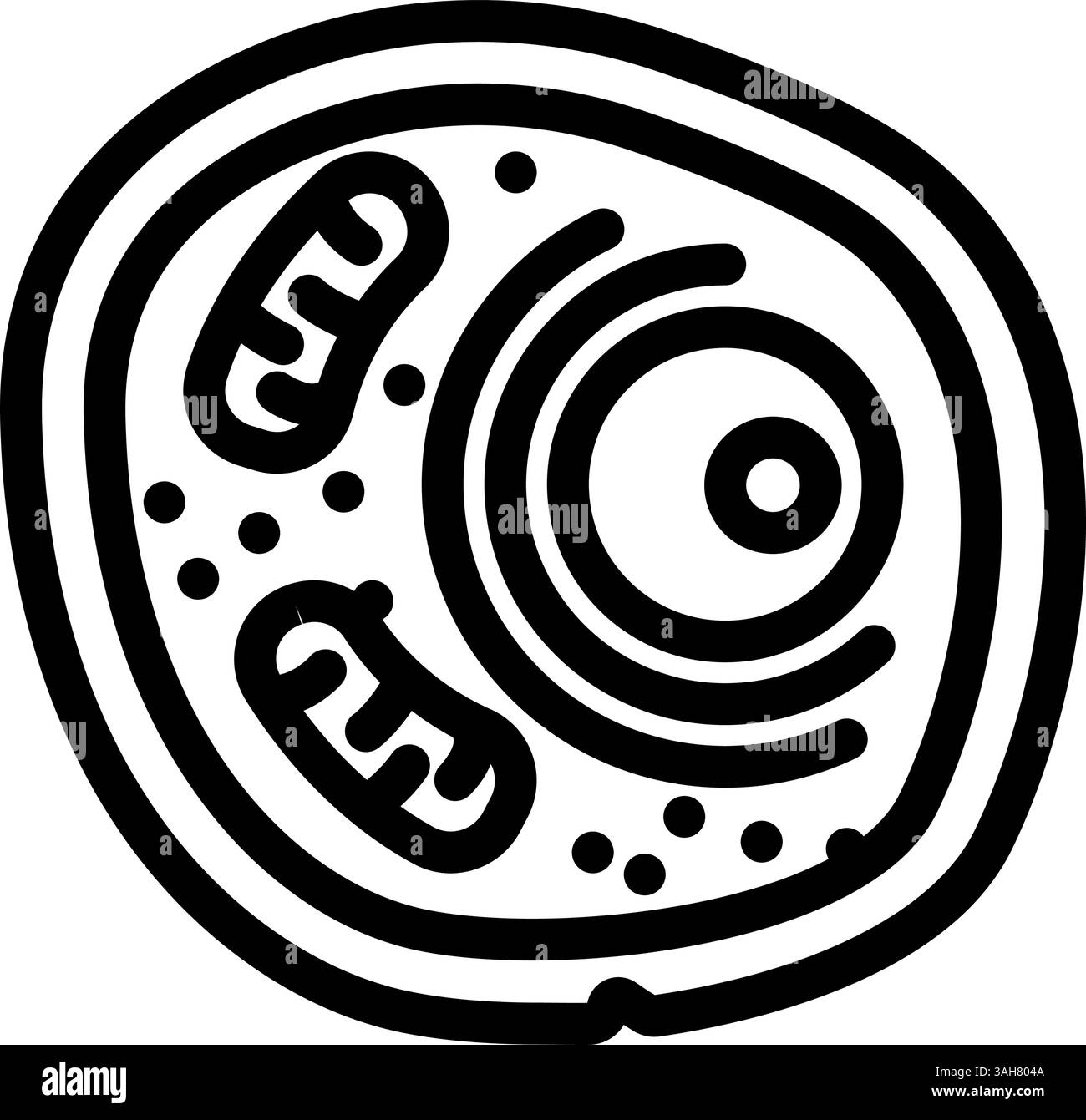 cells genetic engineering line icon vector illustration Stock Vector ...