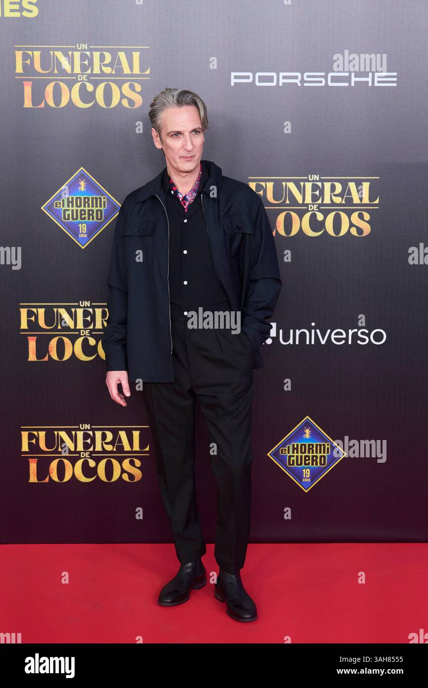 Ernesto Alterio attends 'Un Funeral de Locos' Premiere on April 9, 2025 ... Ernesto Alterio attends 'Un Funeral de Locos' Premiere on April 9, 2025 ...