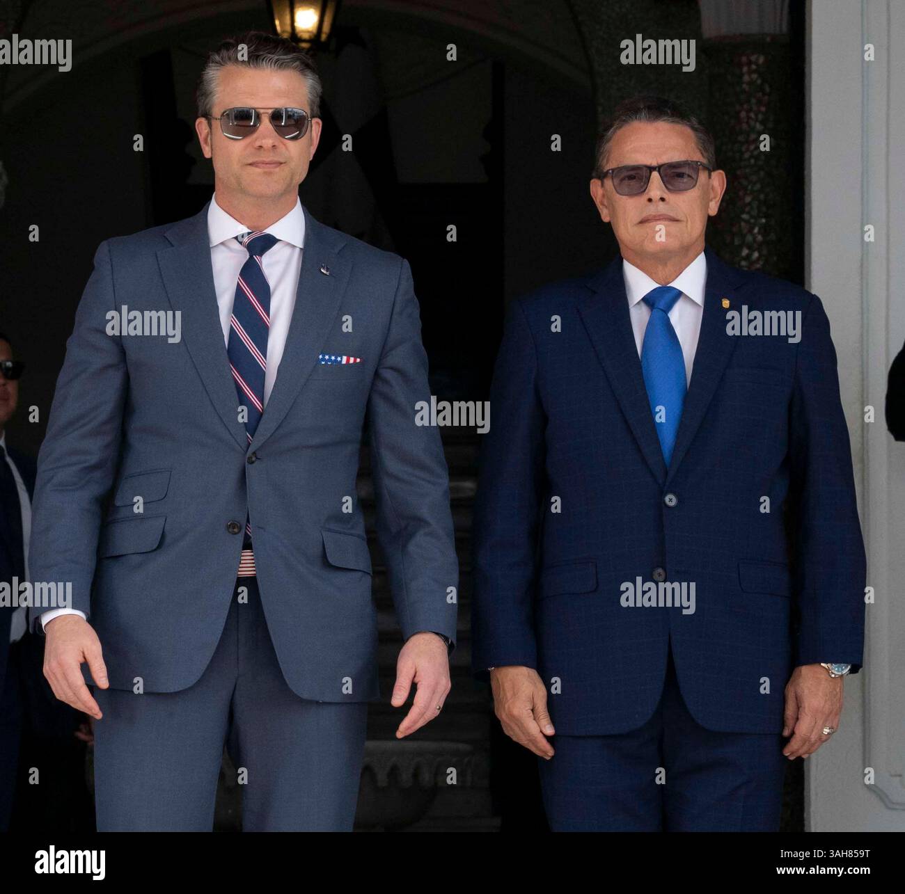 Secretary of Defense Pete Hegseth and Panamanian Minister of Security ...