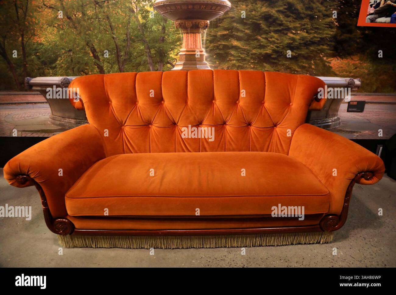 New York, New York, USA. 8th Apr, 2025. Friends Orange Central Perk ...