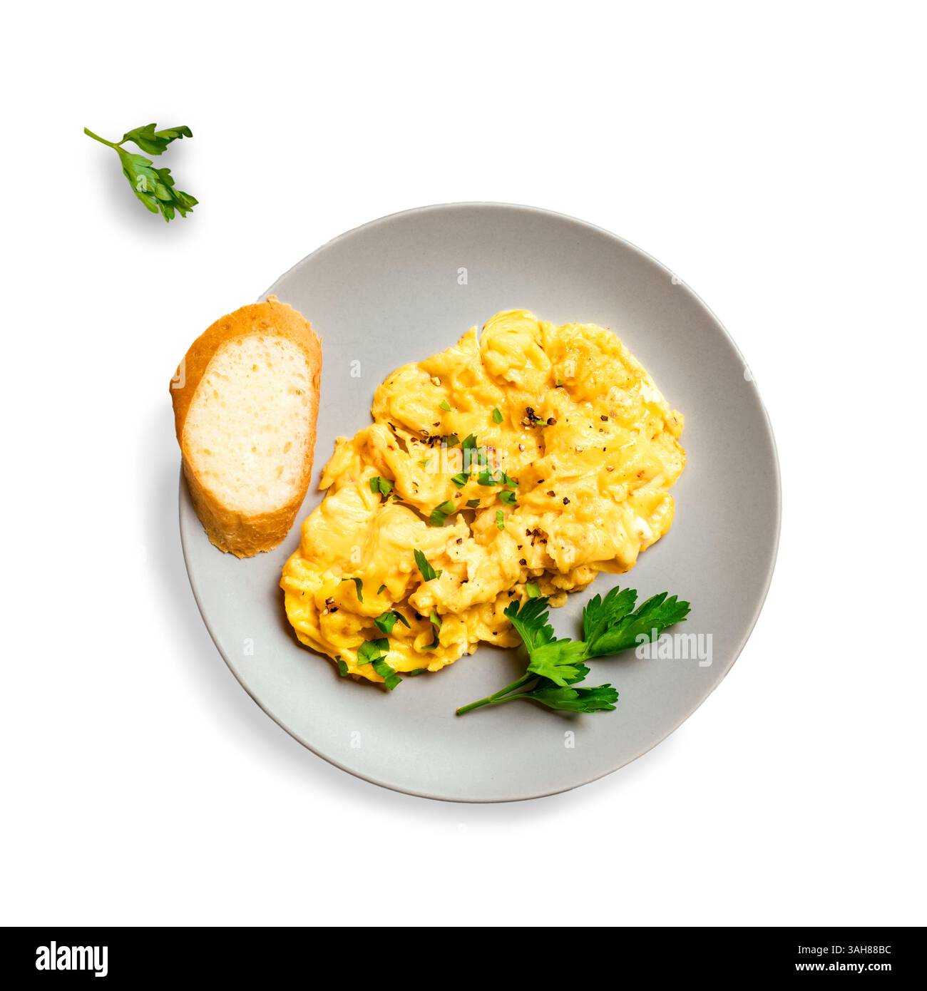 Top view homemade egg Cut Out Stock Images & Pictures - Alamy