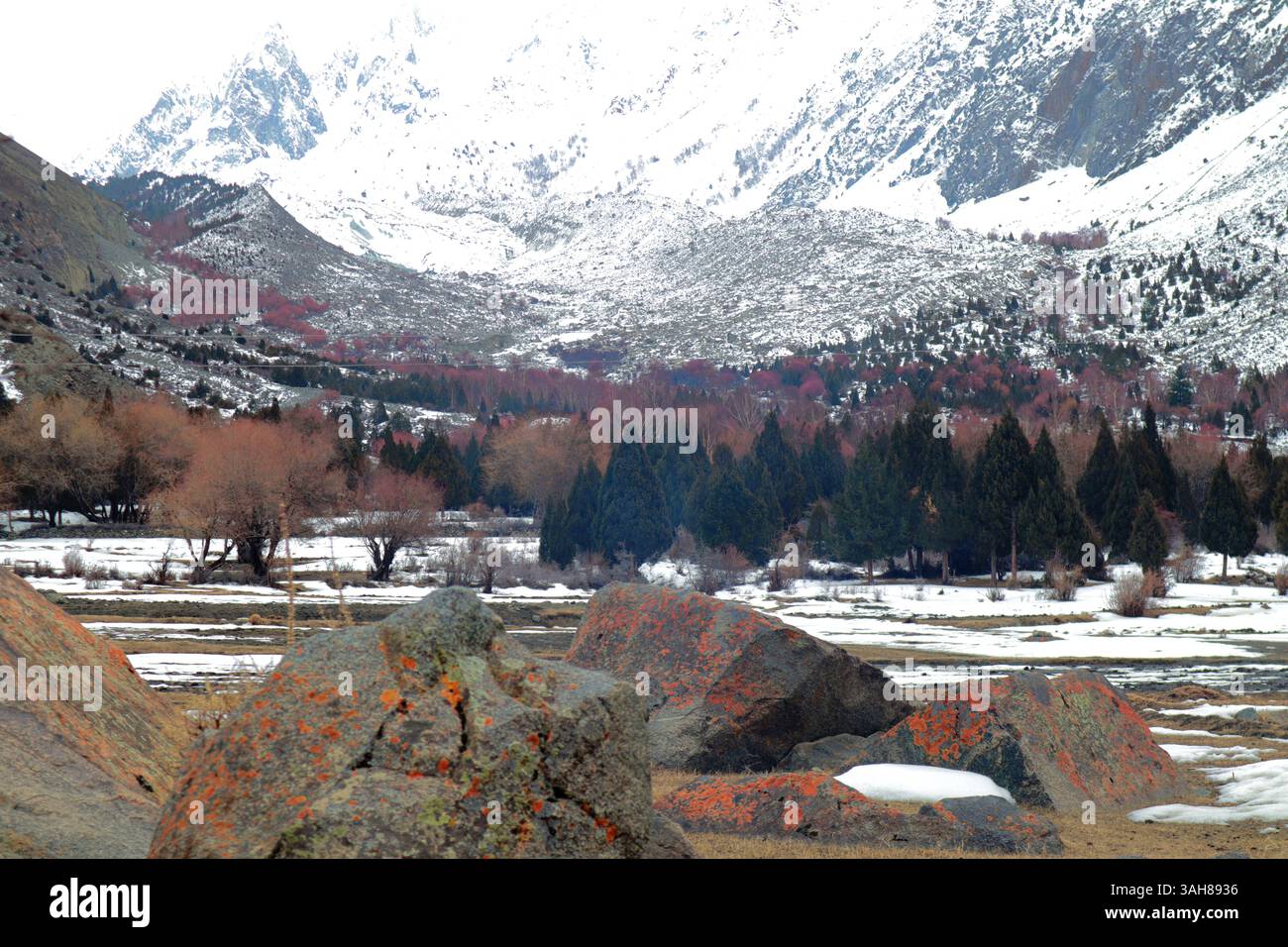 Winter in Ishkoman, Ghizer, Gilgit-Baltistan: Snow-covered landscapes ...