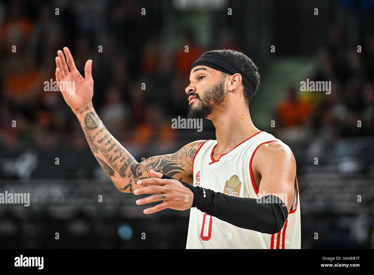 08.04.2025, ratiopharm arena, Neu-Ulm, GER, BBL, ratiopharm Ulm vs FC ...