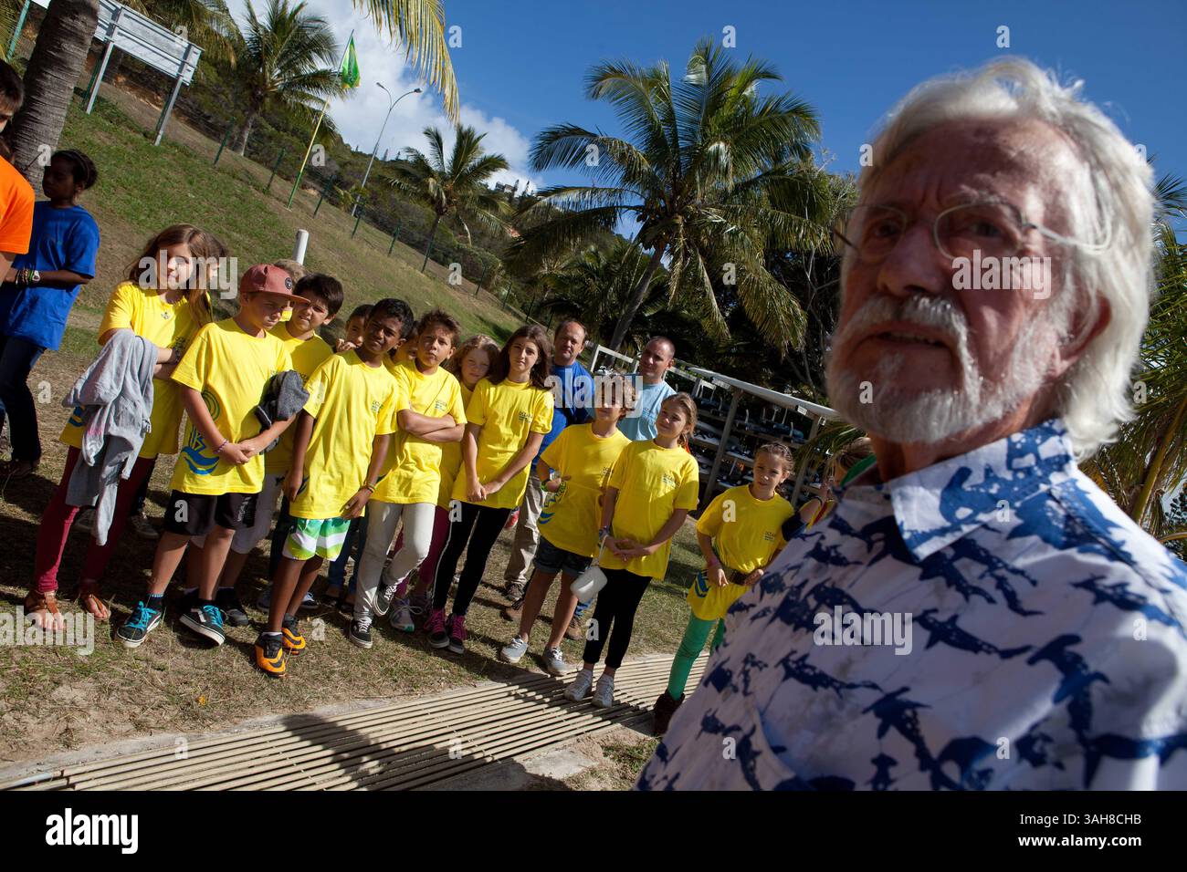 July 2, 2014 - Noumea, New Caledonia - Jean Michel Cousteau, is a ...