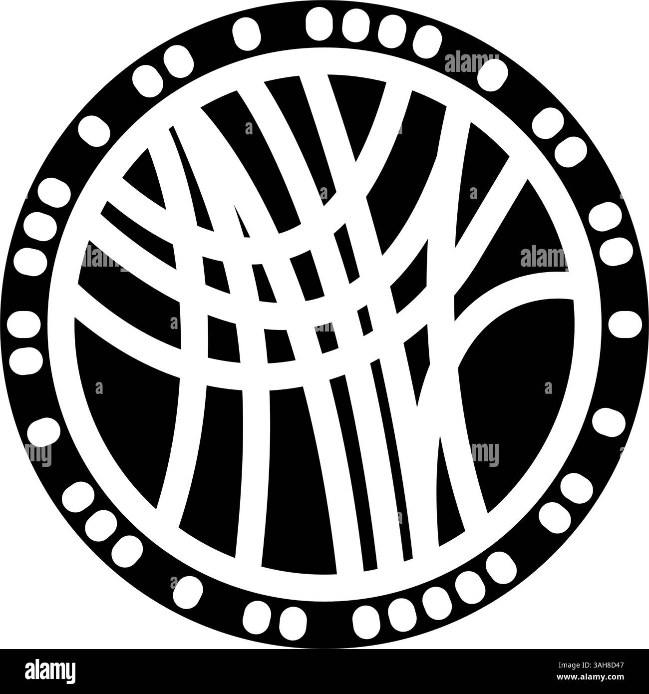 genome map genetic engineering glyph icon vector illustration Stock ...