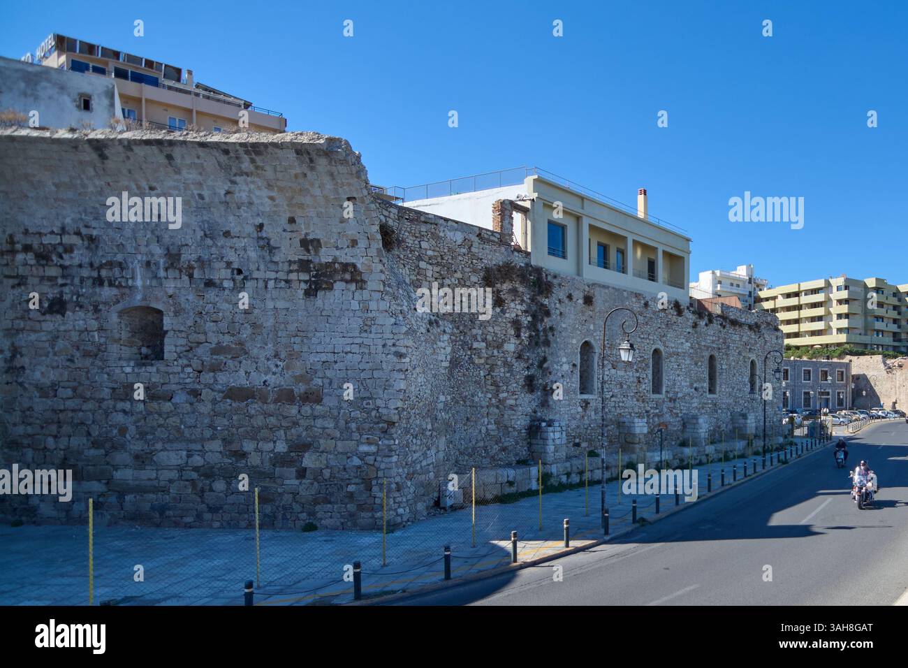 Crete.Greece - april 09, 2025: The Venetian Salt Warehouse near ...