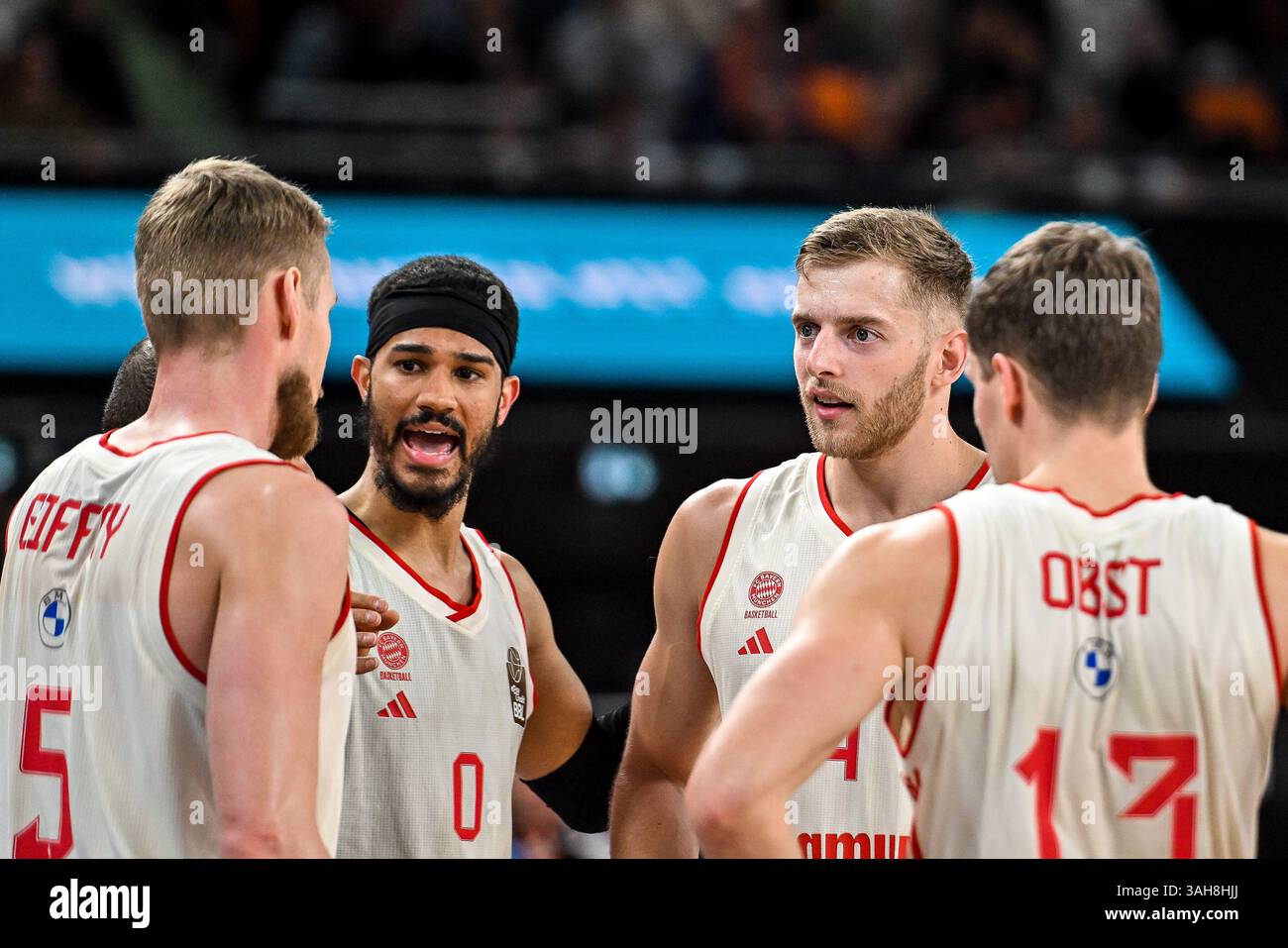 08.04.2025, ratiopharm arena, Neu-Ulm, GER, BBL, ratiopharm Ulm vs FC ...