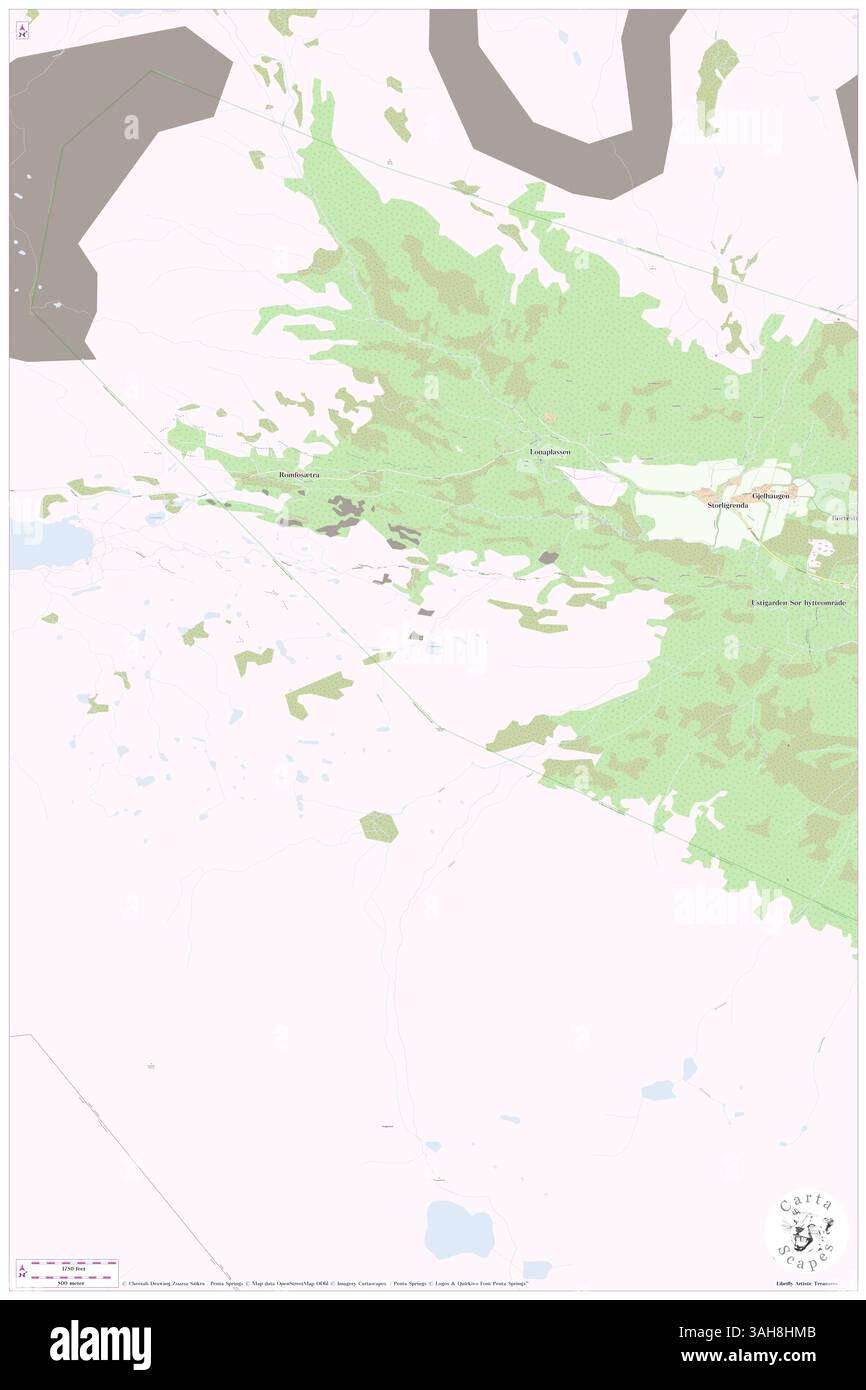 Tjortbekktjorna, Oppdal, NO, Norway, Trøndelag, N 62 41' 5'', N 9 3' 36 ...