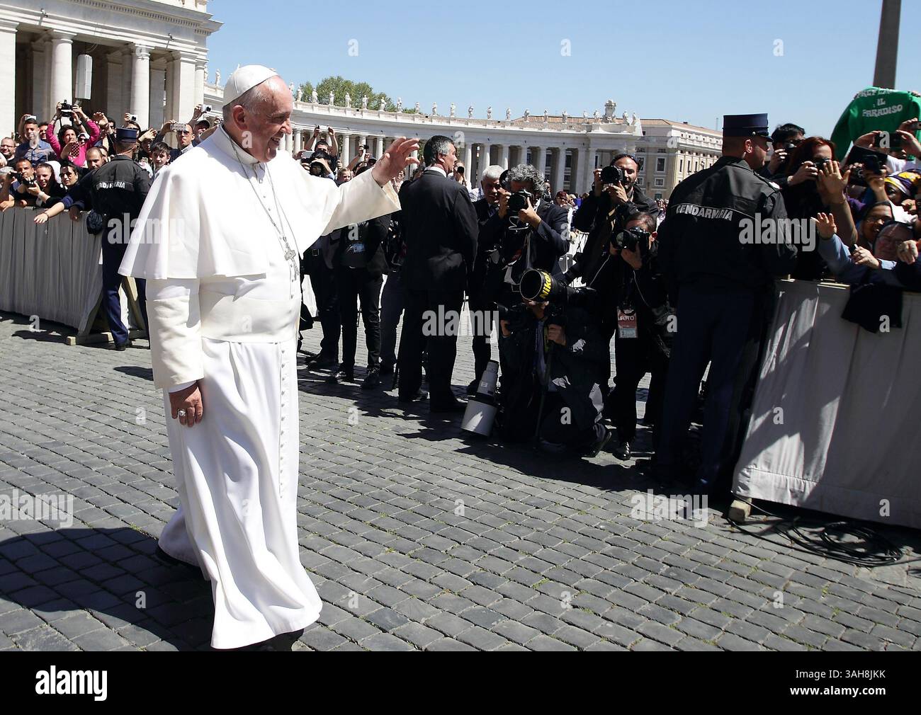 Apr 22, 2015 - Vatican City State (Holy See) - POPE FRANCIS during his ...
