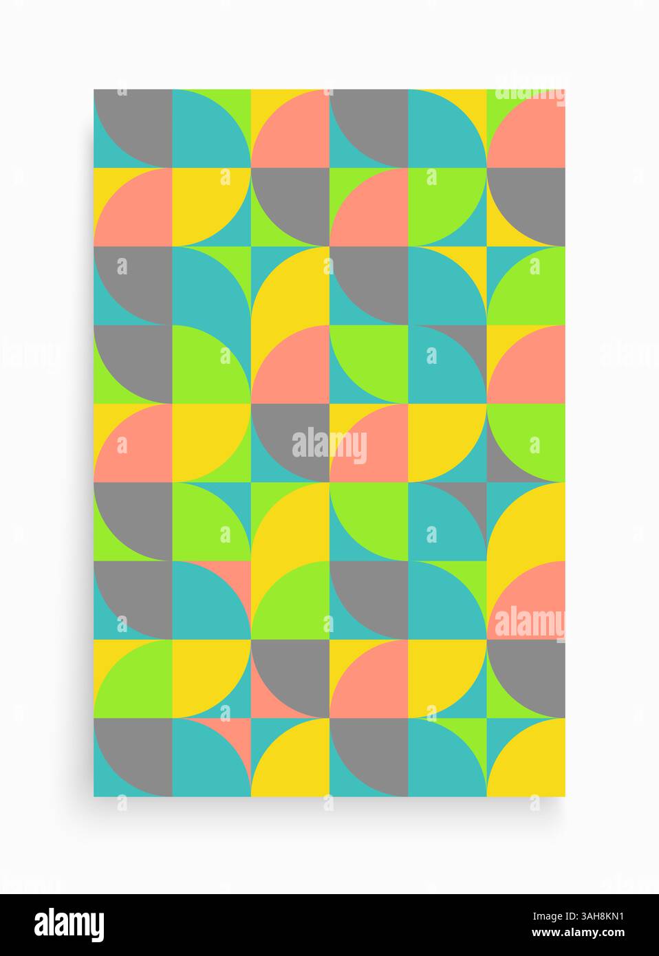 Cover design template for advertising. Abstract colorful geometric ...