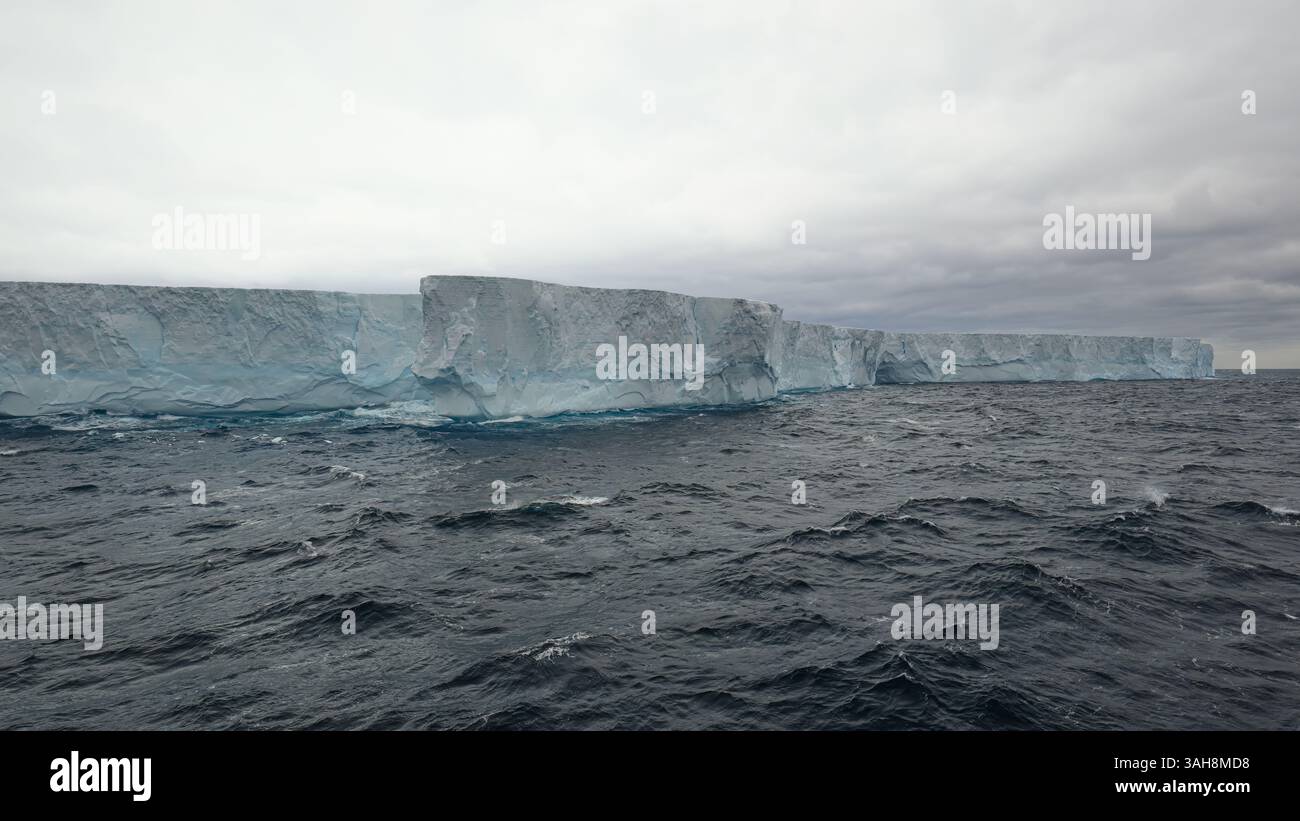 A very large tabular Iceberg named A23B ( a broken off piece of A23A ...