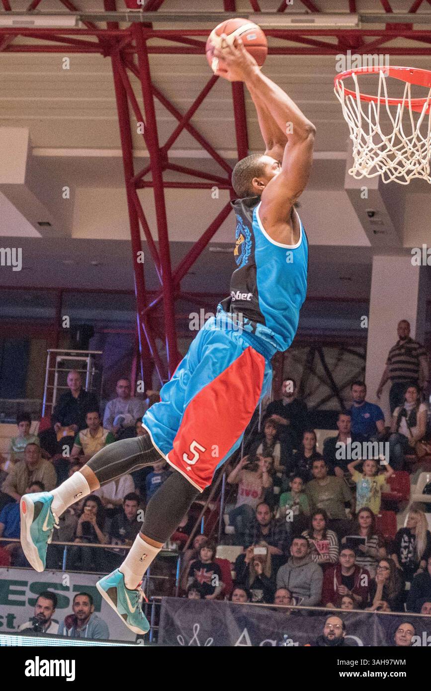 April 5, 2015: Sean Barnette in action during the All Star Game 2015 ...