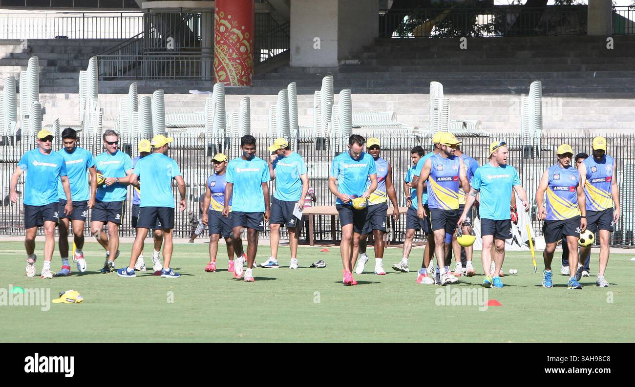 CHENNAI, INDIA â€“ APRIL 07: Players of IPL franchise, Chennai Super ...