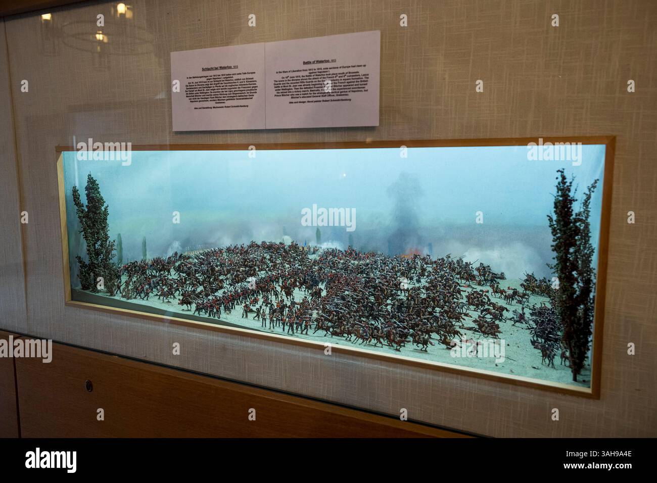 Kulmbach, Germany. 28th Nov, 2024. A depiction of the Battle of ...