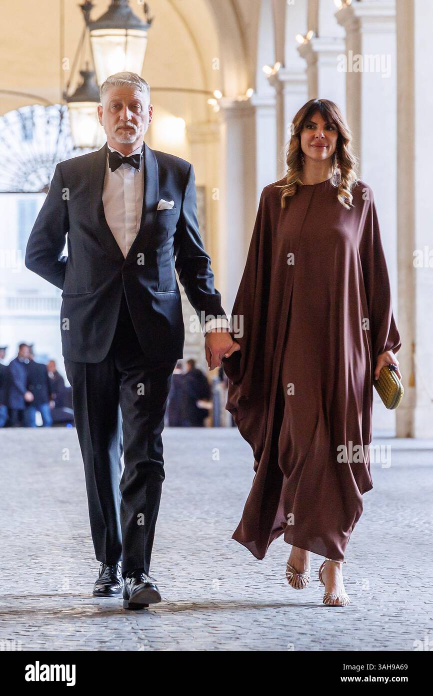 Roma, Italia. 09th Apr, 2025. Il ministro della Cultura Alessandro ...