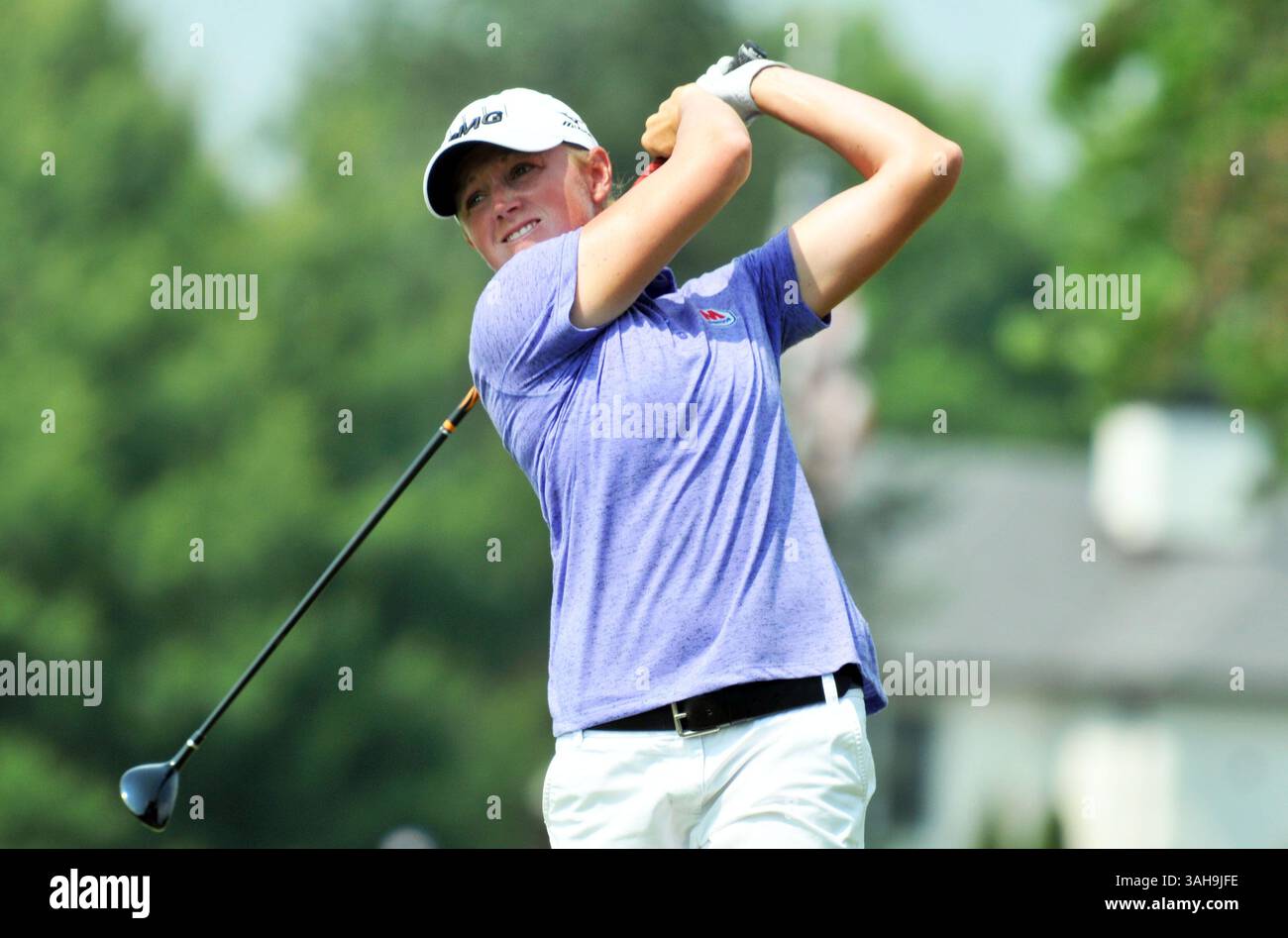 Stacy Lewis in action during the KPMG Women's PGA Championship at ...