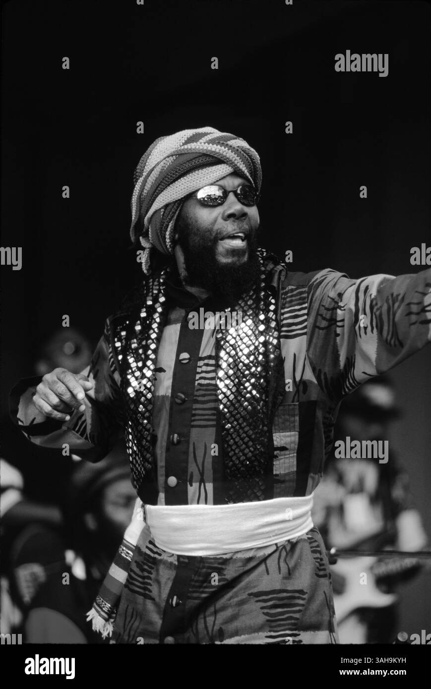 RAS MICHAEL and his BAND play at the MONTEREY BAY REGGAE FESTIVAL ...