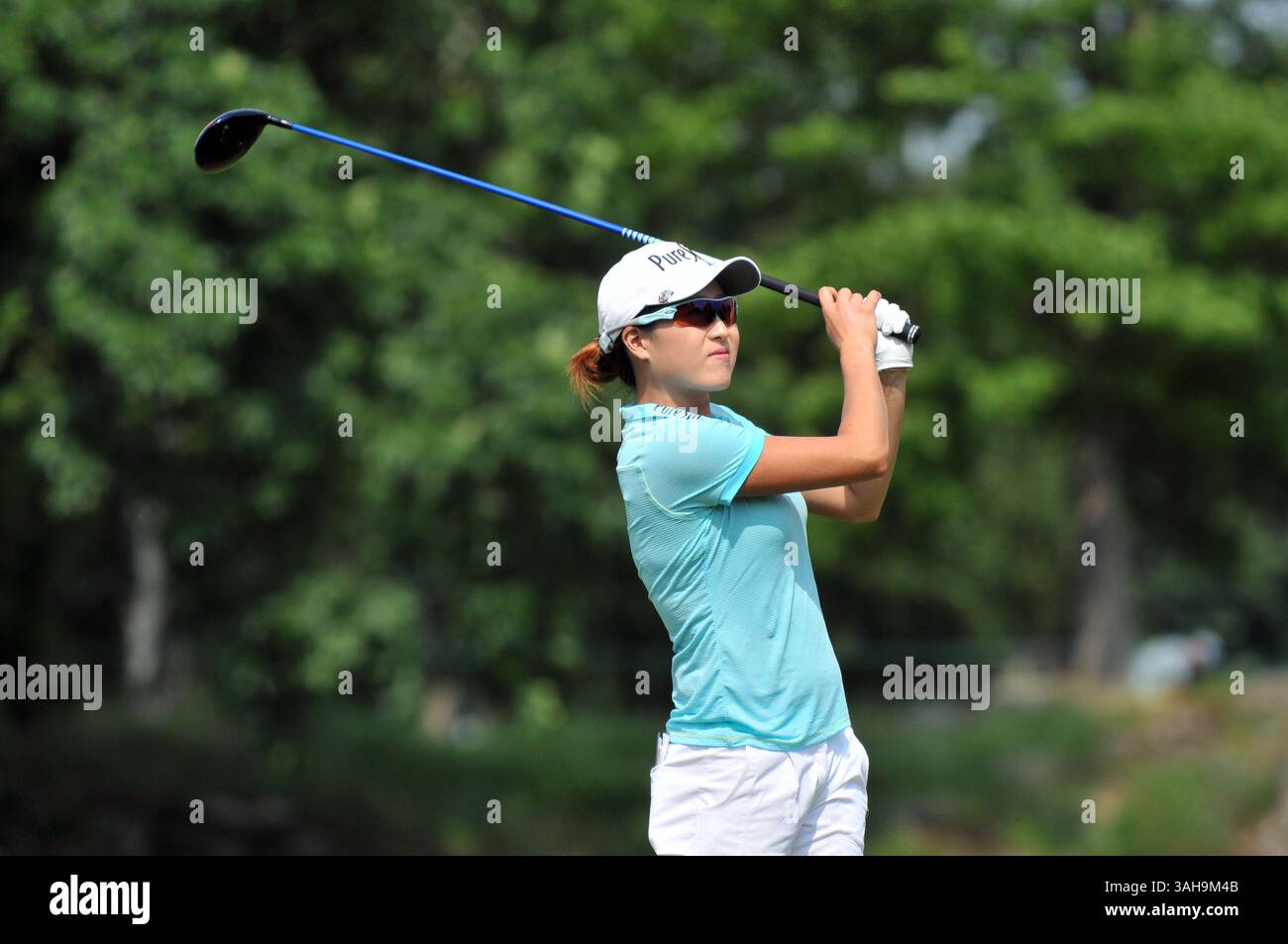 Jennifer Song in action during the KPMG Women's PGA Championship at ...