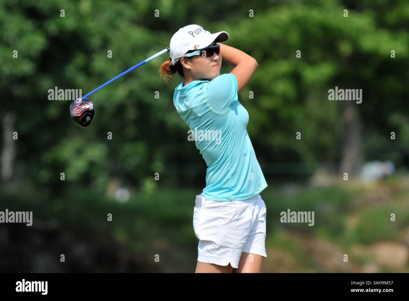 Jennifer Song in action during the KPMG Women's PGA Championship at ...