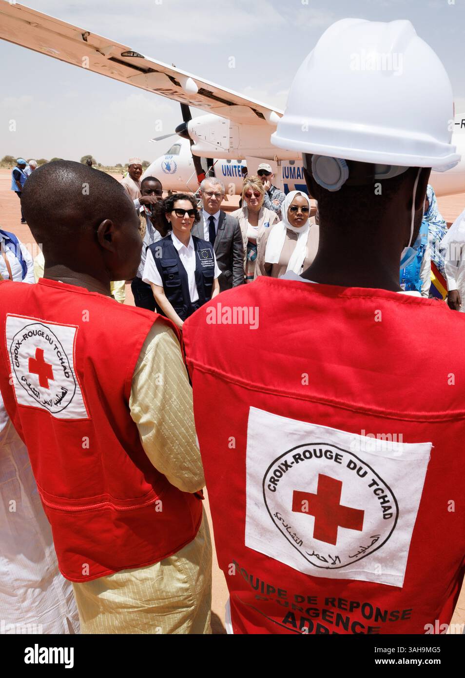 Chad Minister Zara Mahamat Issa, Belgian EU Commissioner for ...