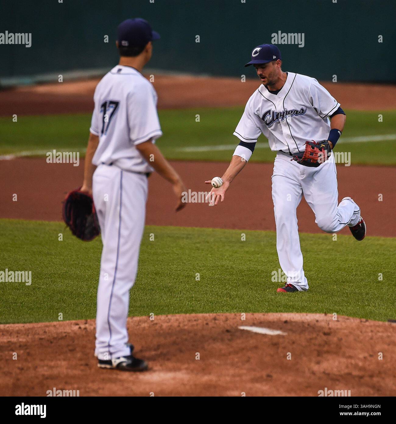 June 12, 2015:Columbus Clippers third baseman Lonnie Chisenhall (8 ...