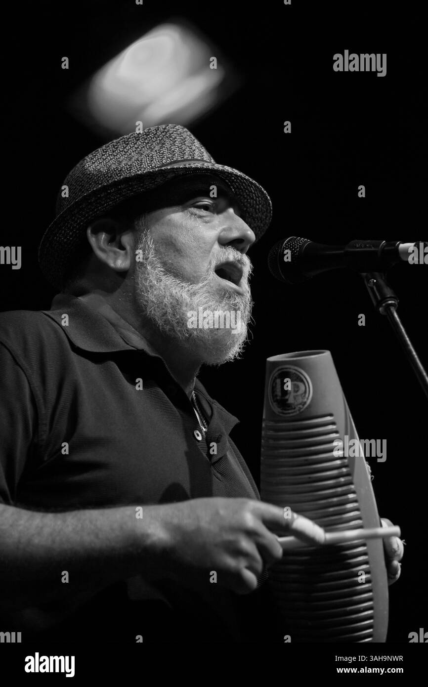 PANCHO SANCHEZ and his Latin Jazz Band perform on the Jimmy Lyons Stage ...