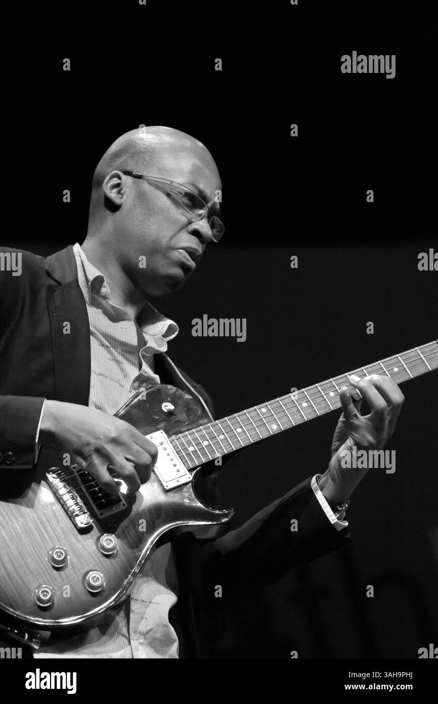 LIONEL LOUEKE plays guitar for HERBIE HANCOCK on the Jimmy Lyons Stage ...