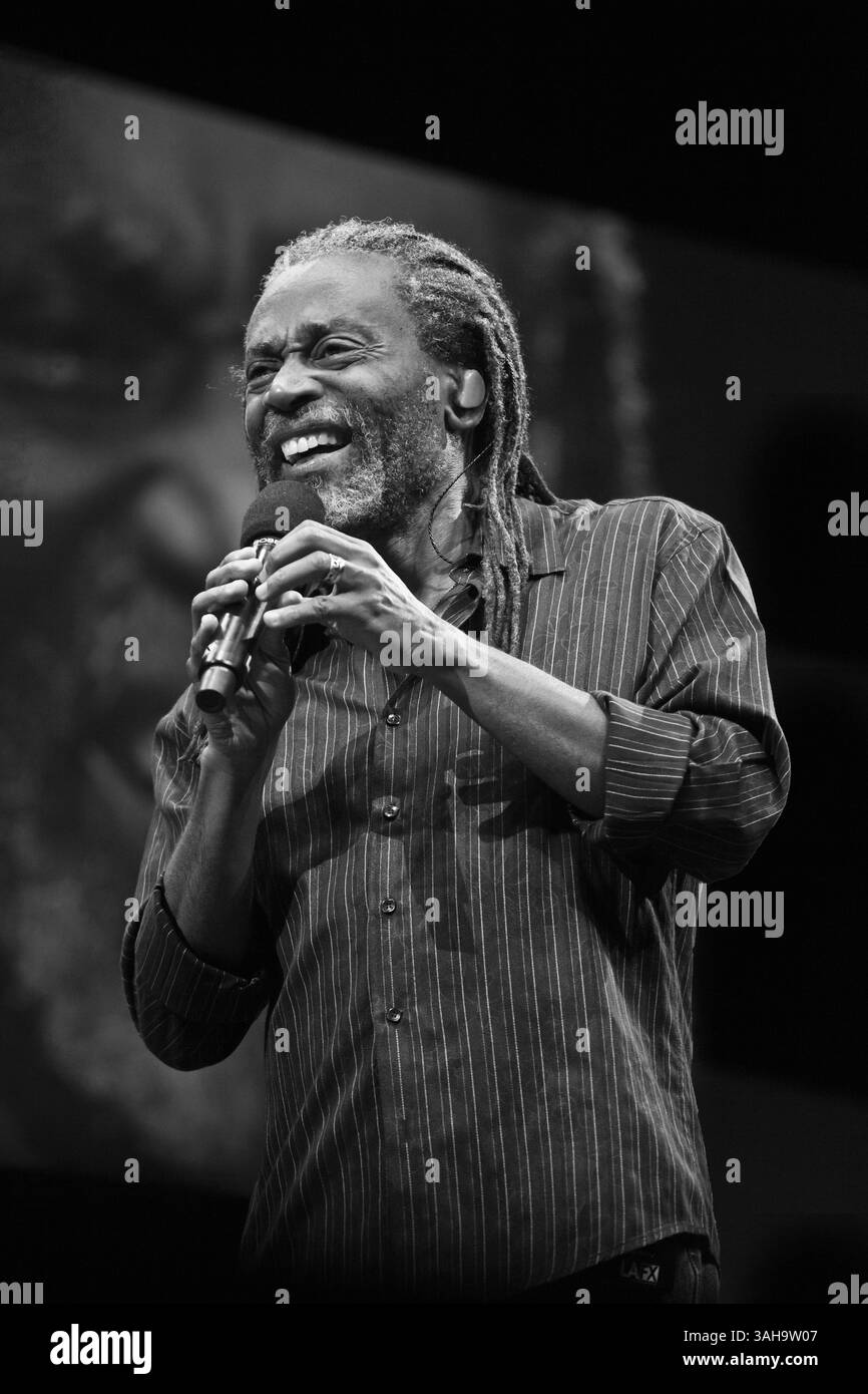 BOBBY MCFARRIN sings on the Jimmy Lyons Stage at the Monterey Jazz ...