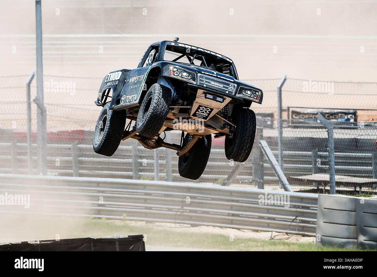 June 7, 2015 - Austin, Texas, U.S - Off road truck racing competitors ...