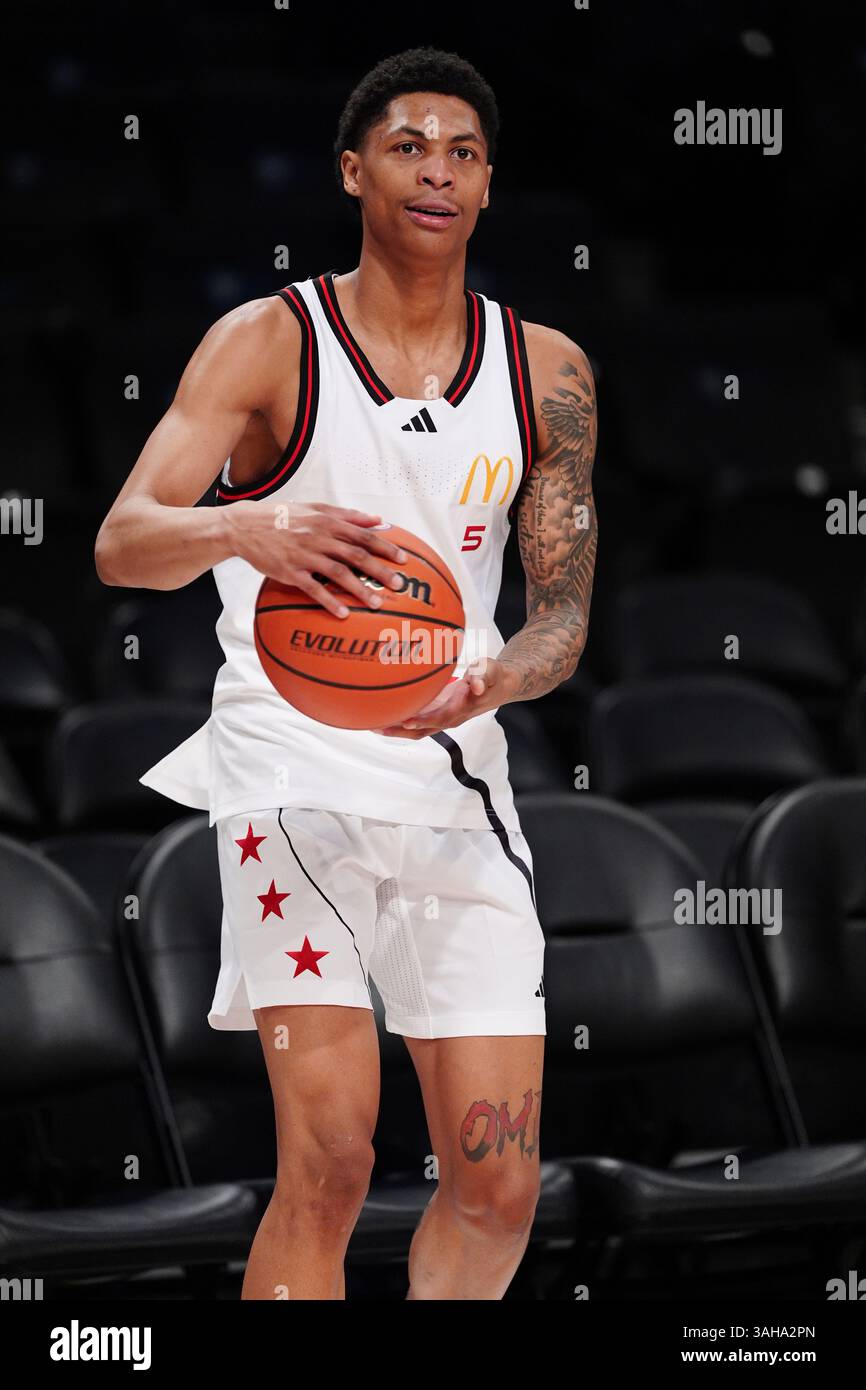 BROOKLYN, NY - APRIL 01: McDonalds High School All American Maleek ...