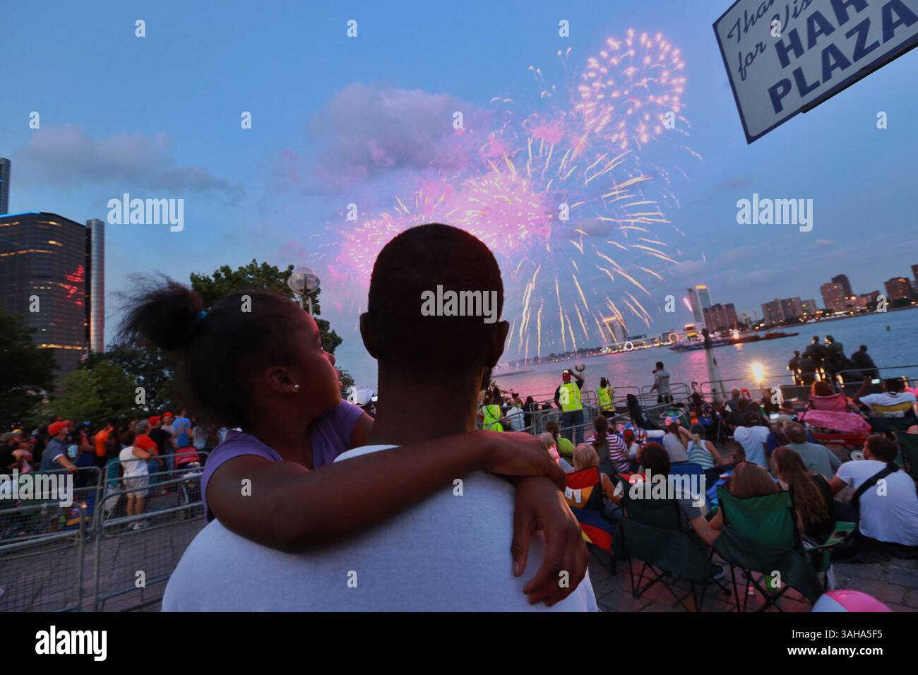 June 22, 2015 - Detroit, MI, USA - Anthony Seay of Detroit holds his ...