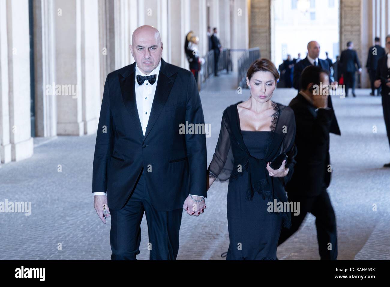 Rome, Italy. 09th Apr, 2025. The Minister of Defense Guido Crosetto ...