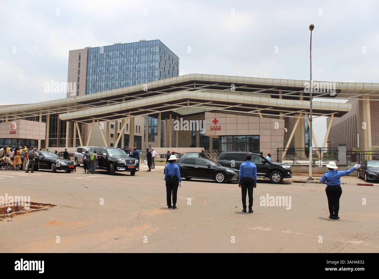 Chinese funded Cameroon National Assembly building in Yaounde, Cameroon ...