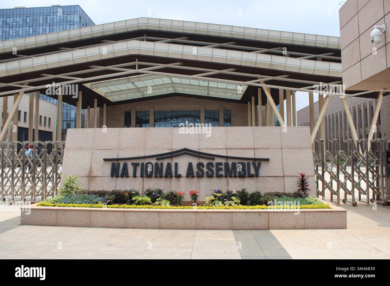 Chinese funded Cameroon National Assembly building in Yaounde, Cameroon ...