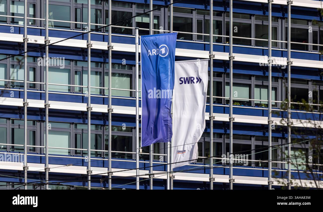 Südwestrundfunk SWR in der Neckarstraße Stuttgart. // 09.04.2025 ...