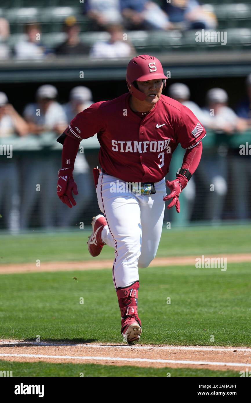 Stanford's Rintaro Sasaki during an NCAA college baseball game against ...