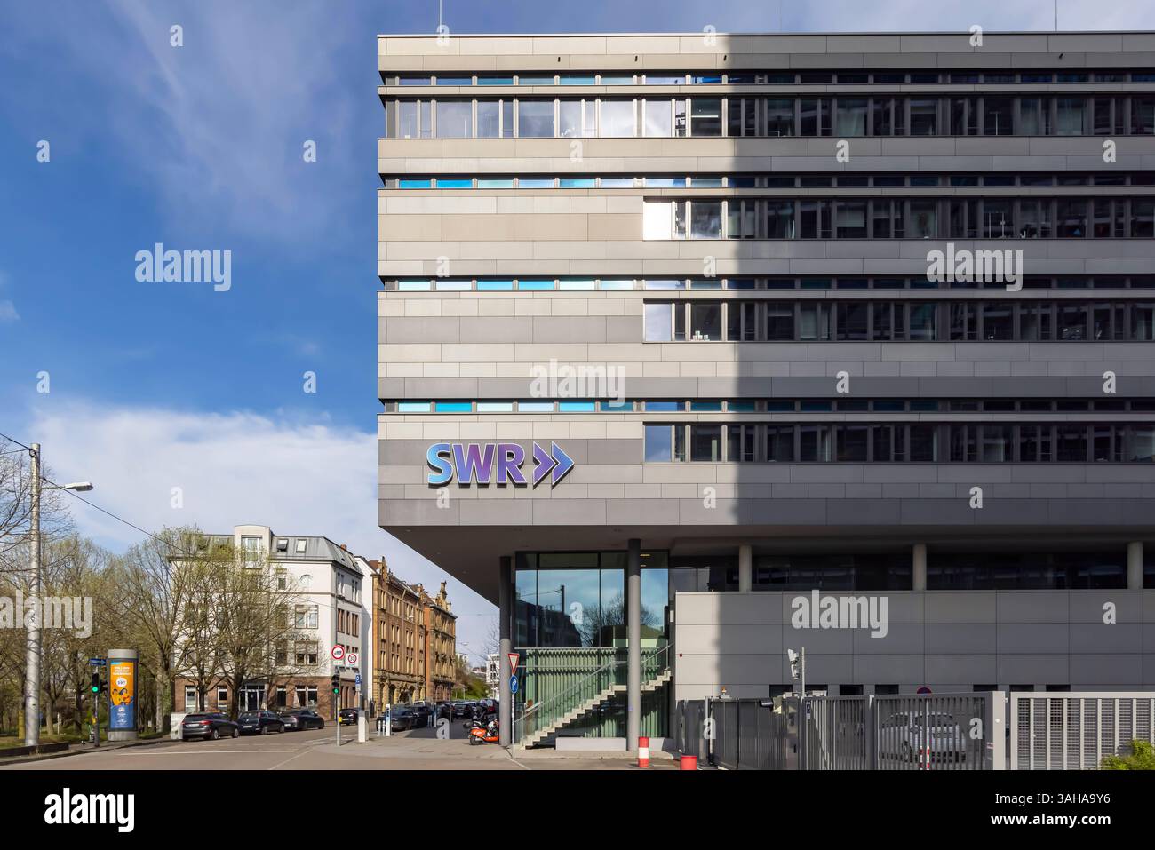 Südwestrundfunk SWR in der Neckarstraße Stuttgart. // 09.04.2025 ...