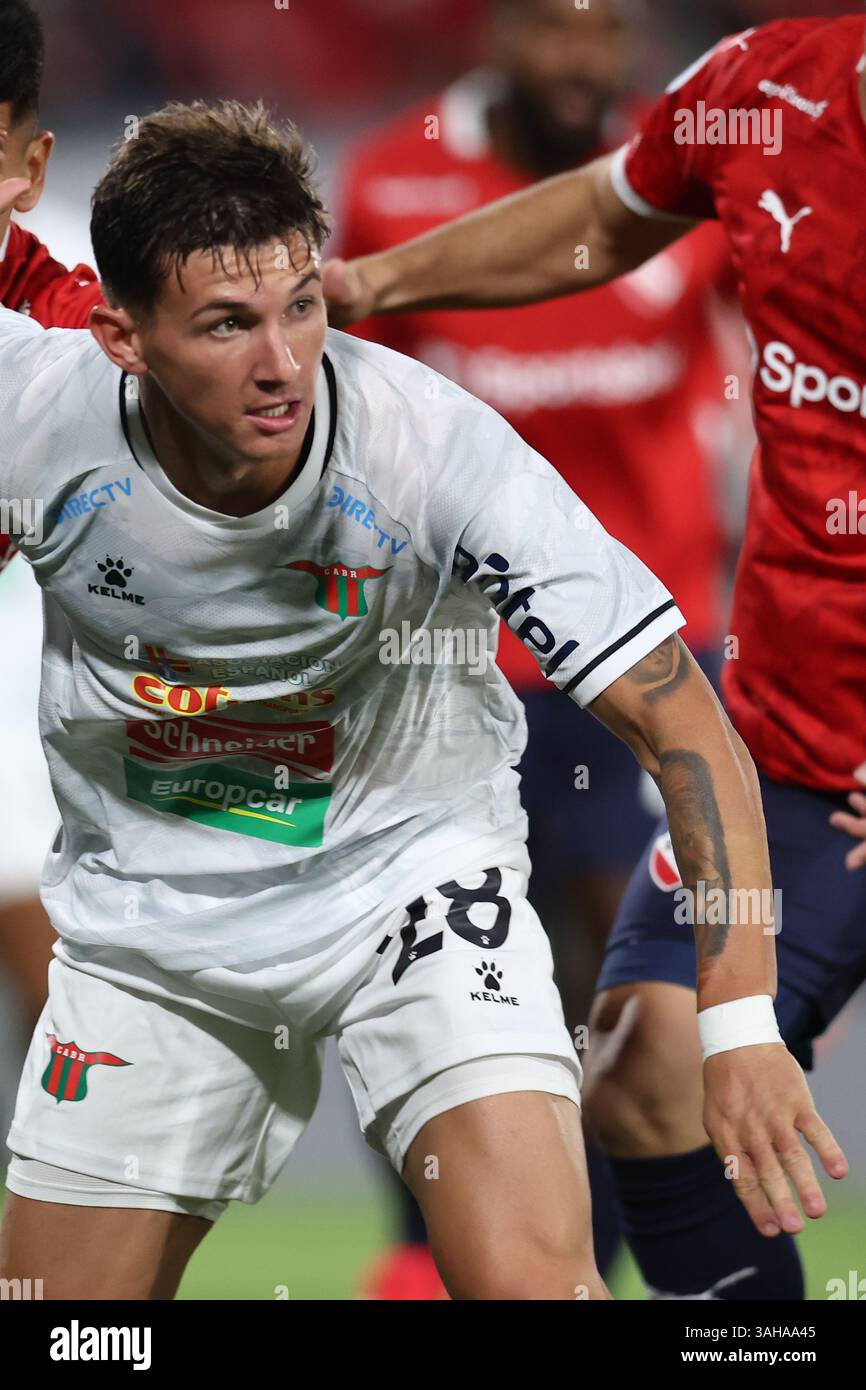 Boston RIver's forward Alexander Gonzalez looks on during the CONMEBOL ...