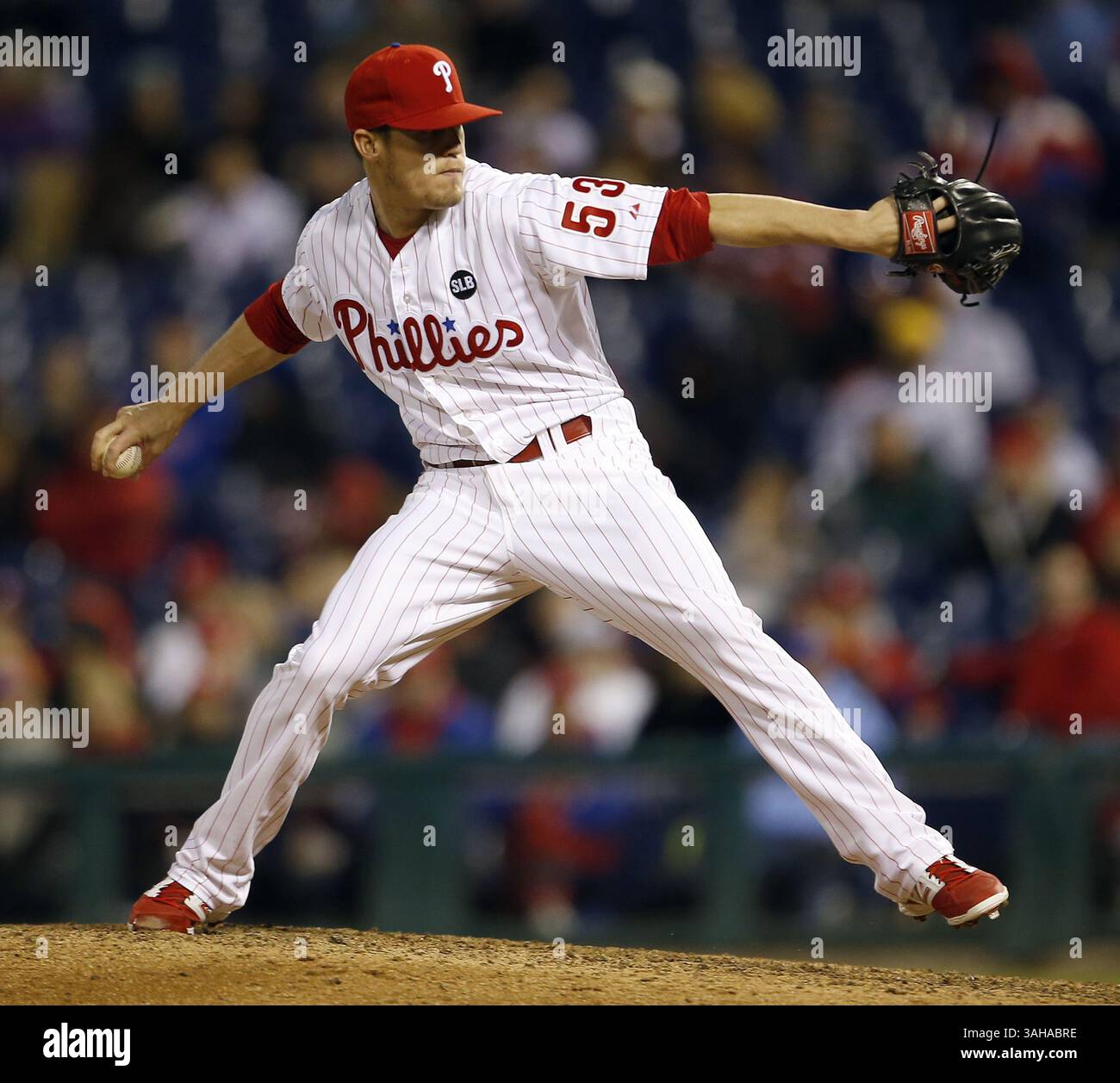April 24, 2015 - Philadelphia, PA, USA - Philadelphia Phillies pitcher ...