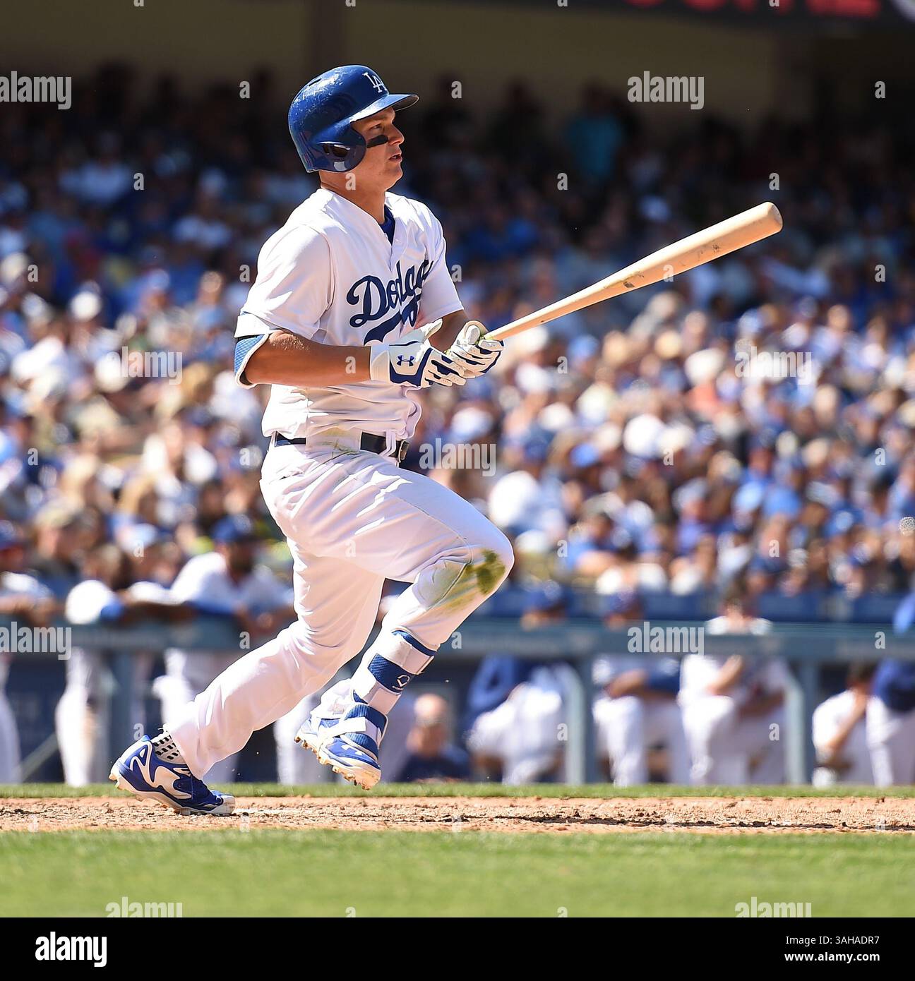 April 6, 2015 - Los Angeles, CA, USA - 31 Joc Pederson.MLB Baseball ...