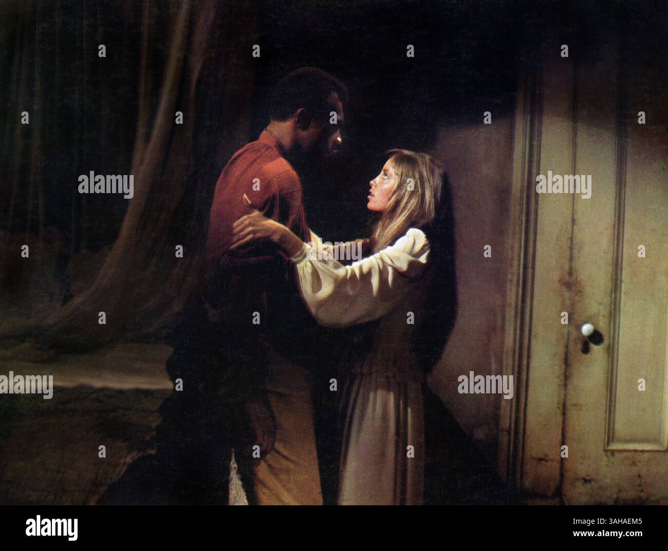 Ken Norton, Susan George, on-set of the film, "Mandingo", Paramount ...