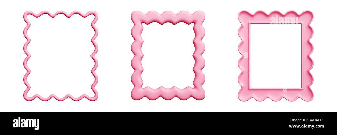 Wavy scalloped edge Cut Out Stock Images & Pictures - Alamy