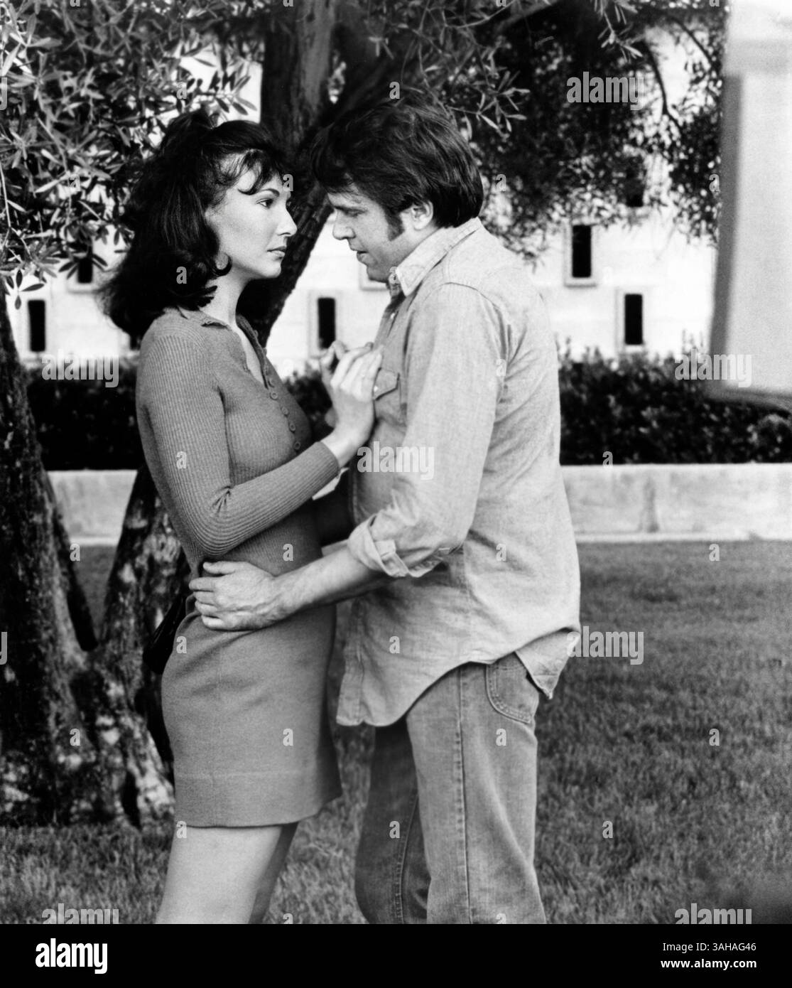 Mary Steenburgen, Paul Le Mat, on-set of the film, "Melvin and Howard", Universal Pictures, 1980 ...
