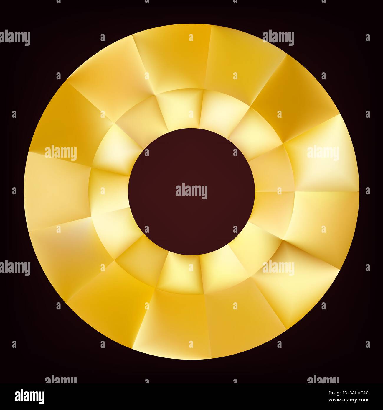 Luxury realistic gold ring. Premium golden circle Stock Vector Image ...