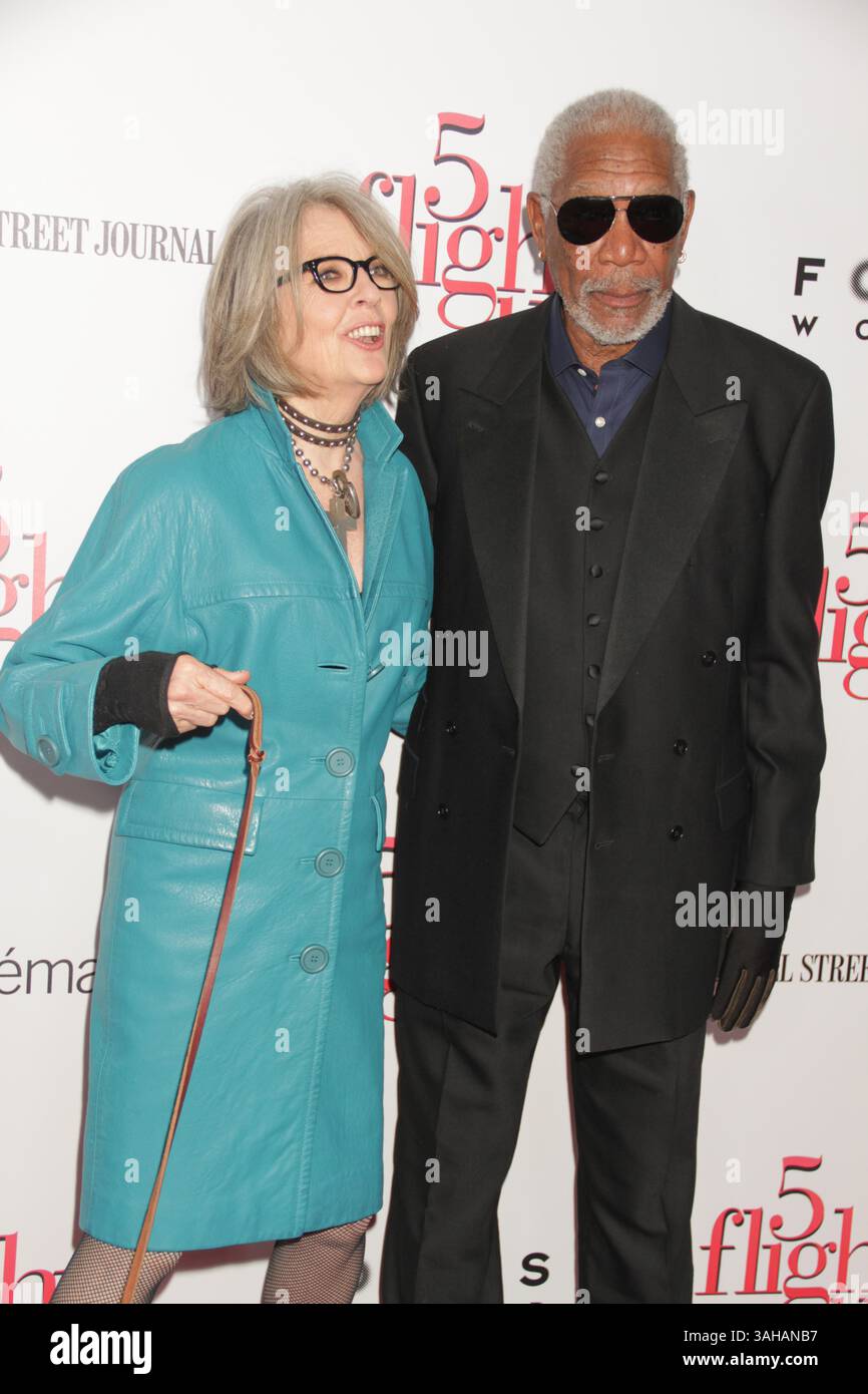 April 30, 2015 - New York, New York, U.S. - DIANE KEATON,MOGAN FREEMAN ...