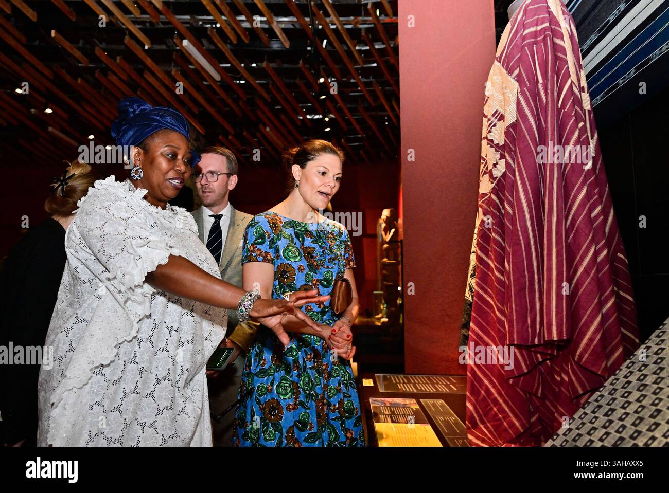 LAGOS 20250409Crown Princess Victoria and Minister of Infrastructure ...