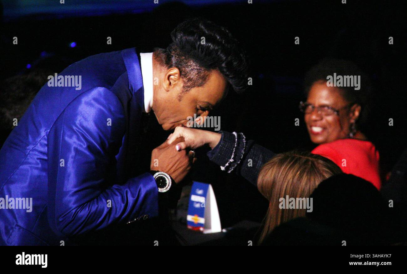 BOBBY BROOKS WILSON, son of singing legend JACKIE WILSON, performs ...
