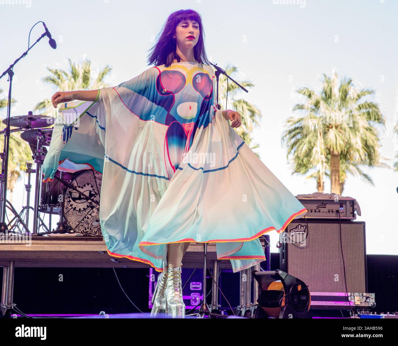 April 10, 2015 - Indio, California, U.S - Singer KIMBRA performs live ...
